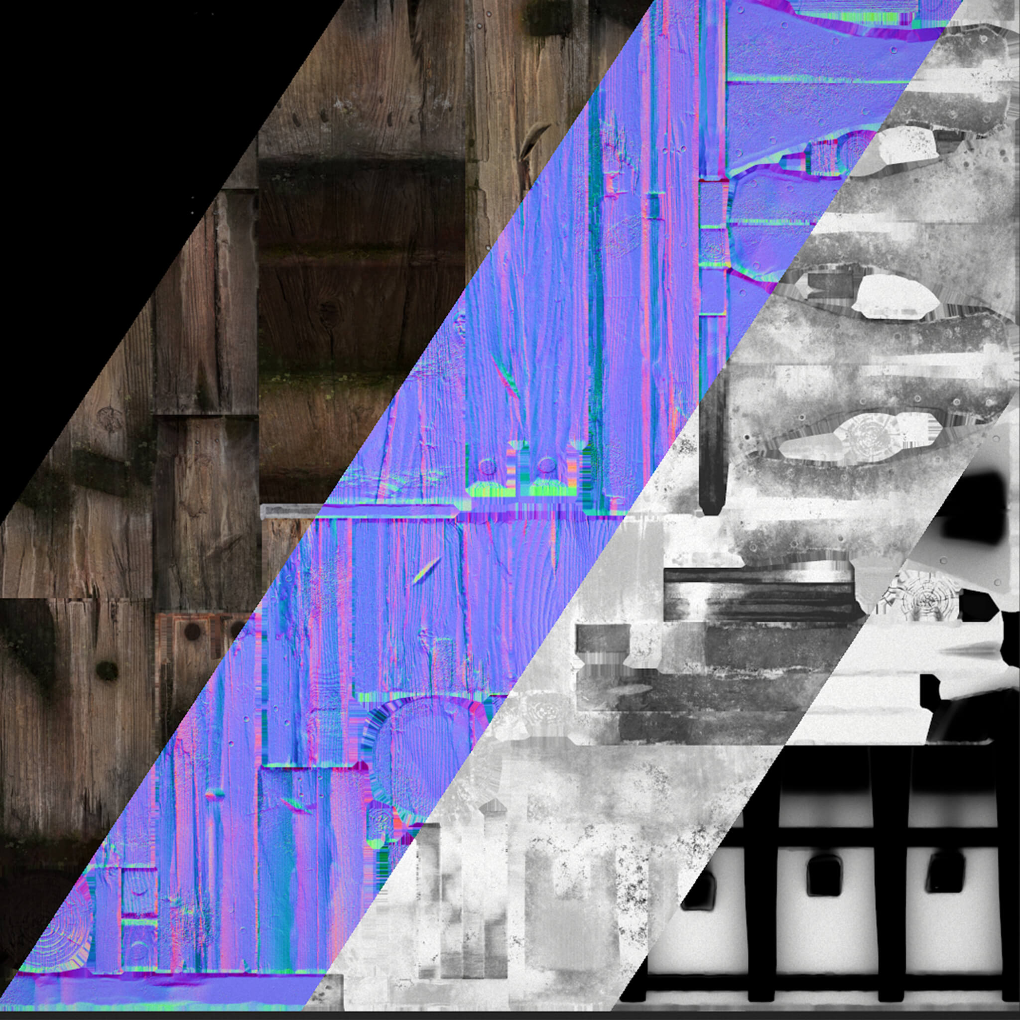 Medieval Quarry Mine With Crane Pack - 3D Model by Dereza