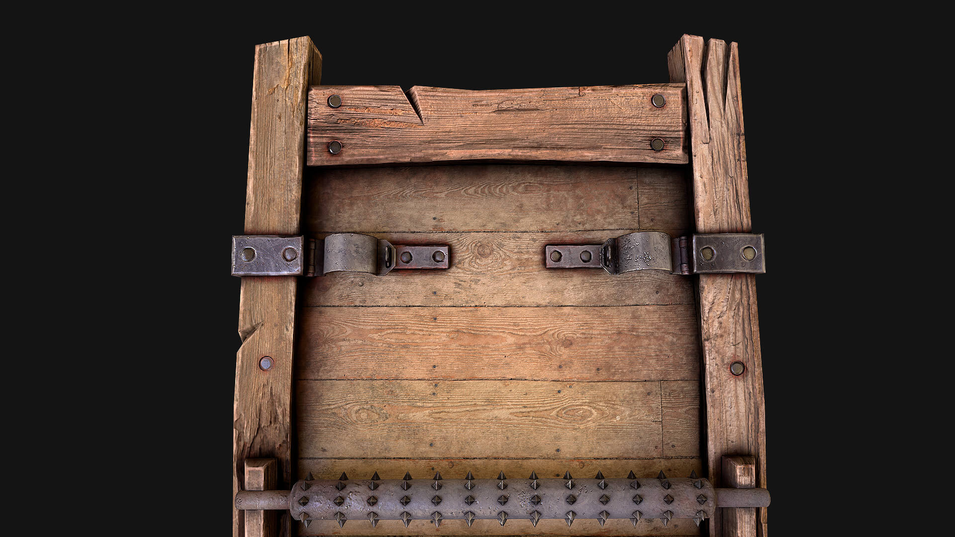 Medieval Rack Torture - 3D Model by Dereza