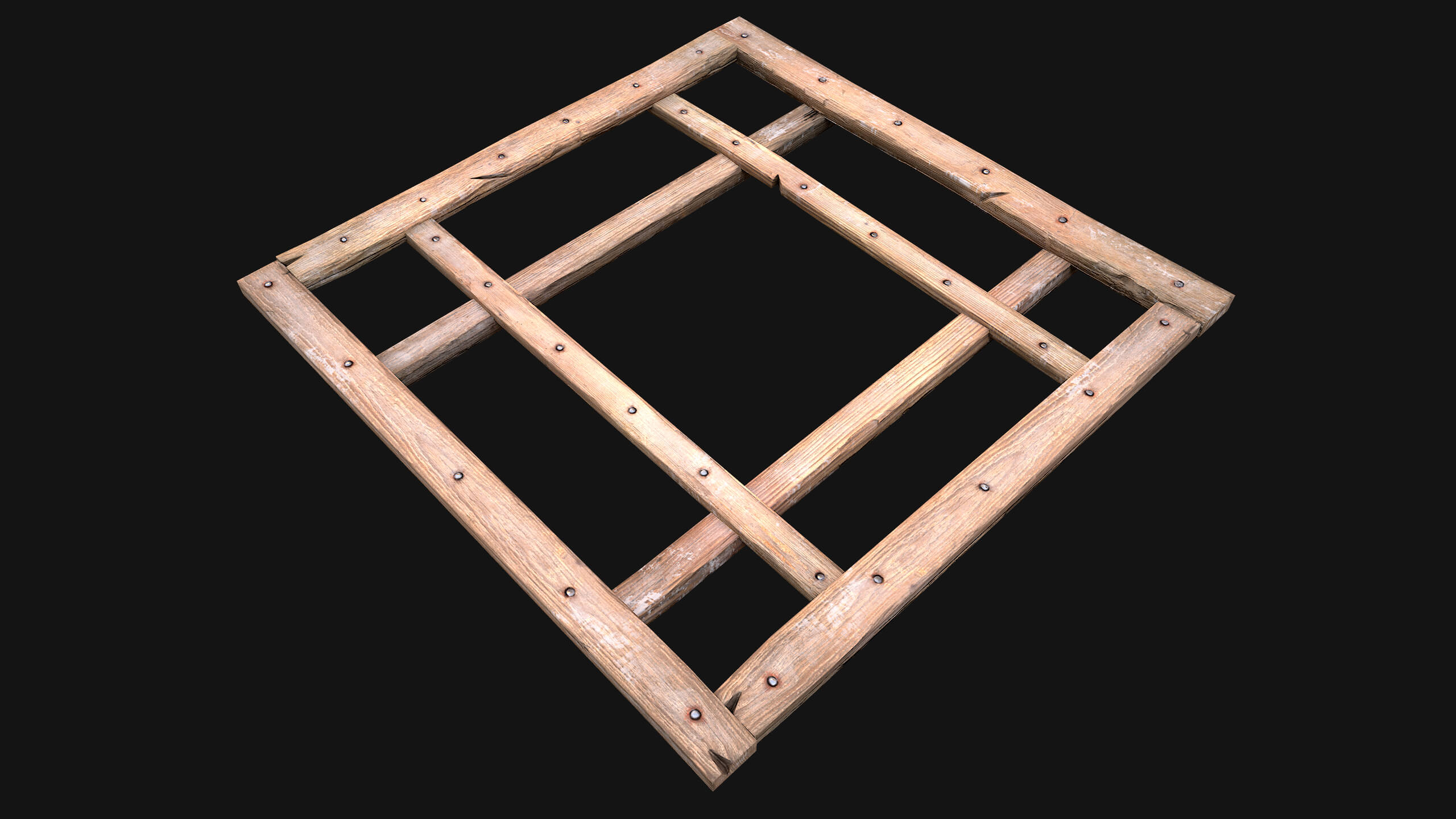 Medieval Tile Roof Modular - 3D Model by Dereza