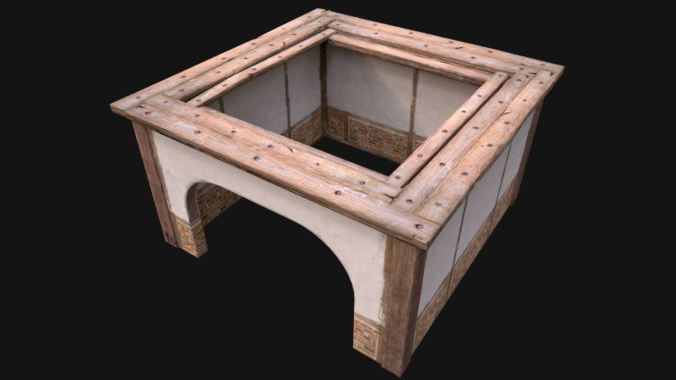 Wooden Roof Floor Medieval Pack - 3D Model by Dereza