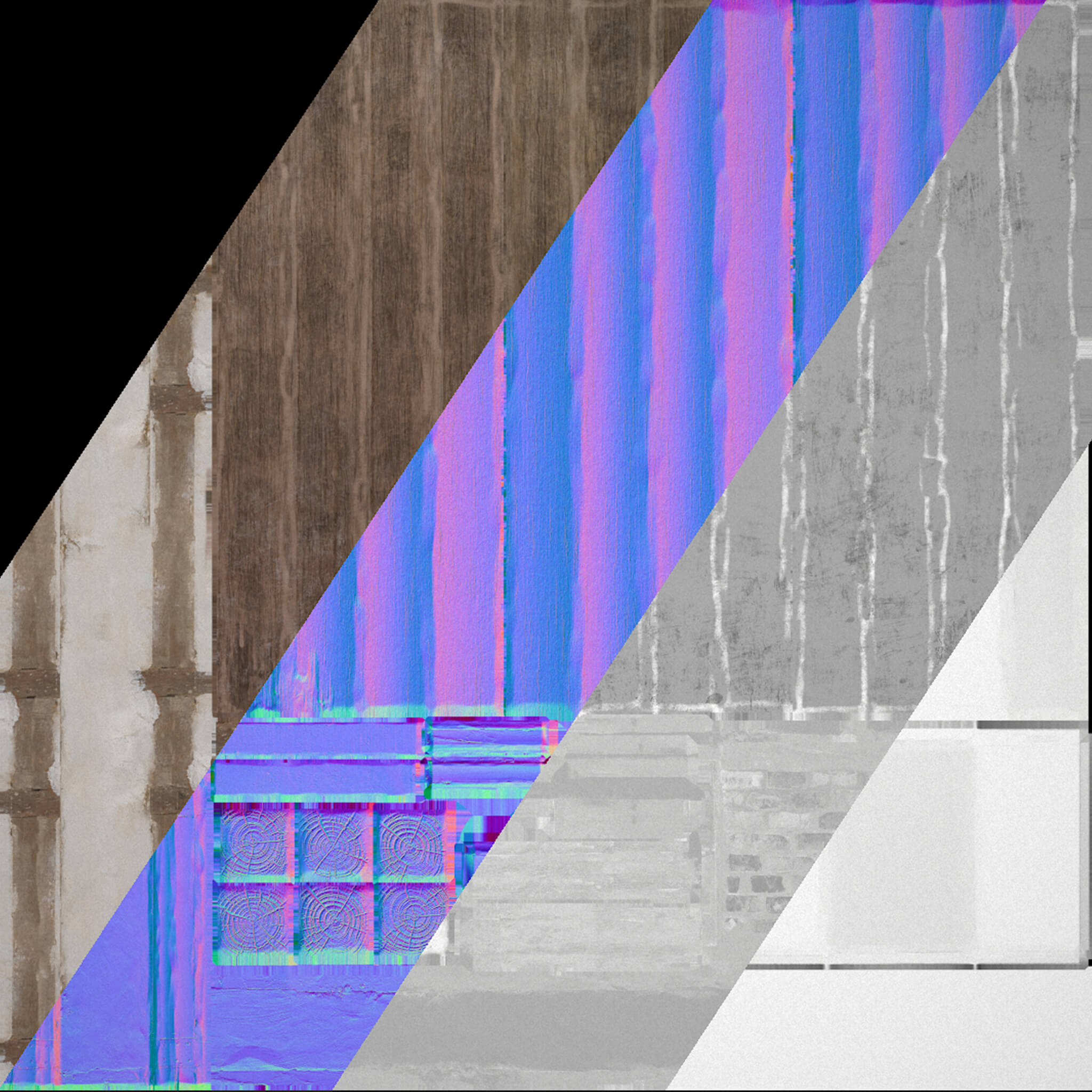 Wooden Roof Floor Medieval Pack - 3D Model by Dereza