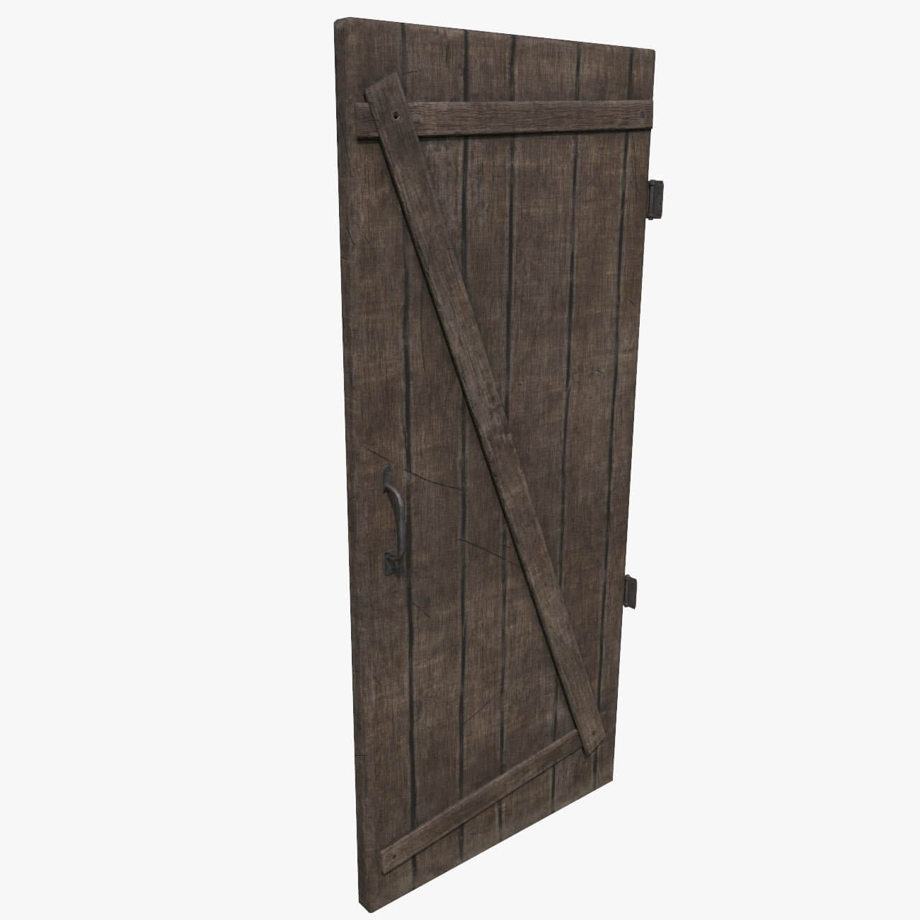 Medieval Tavern Door and Window - 3D Model by Dereza