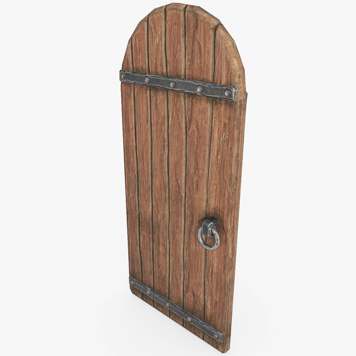 Medieval Tavern Door - 3D Model by Dereza