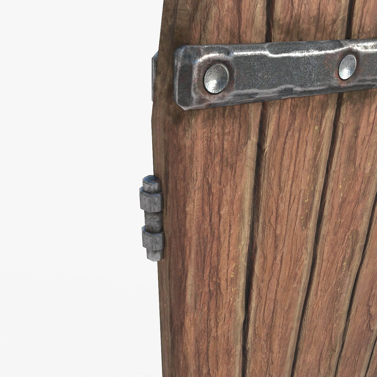 Medieval Tavern Door - 3D Model by Dereza