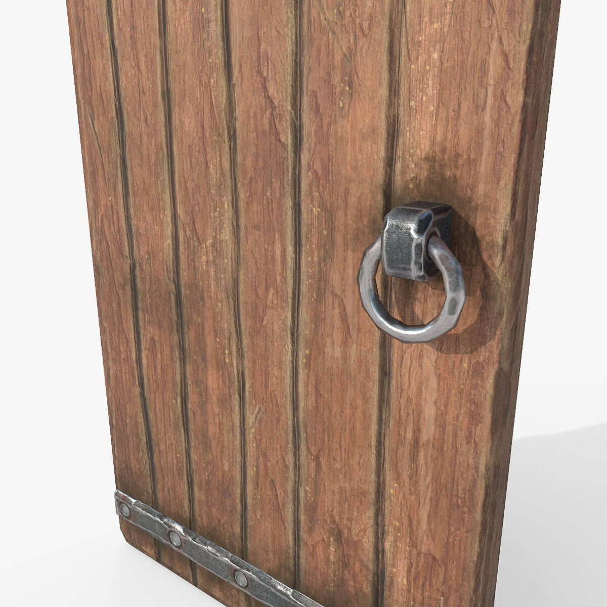 Medieval Tavern Door - 3D Model by Dereza