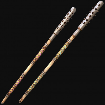 Medieval Weapons Polearms Crushing Mace Pike - 3D Model by Dereza