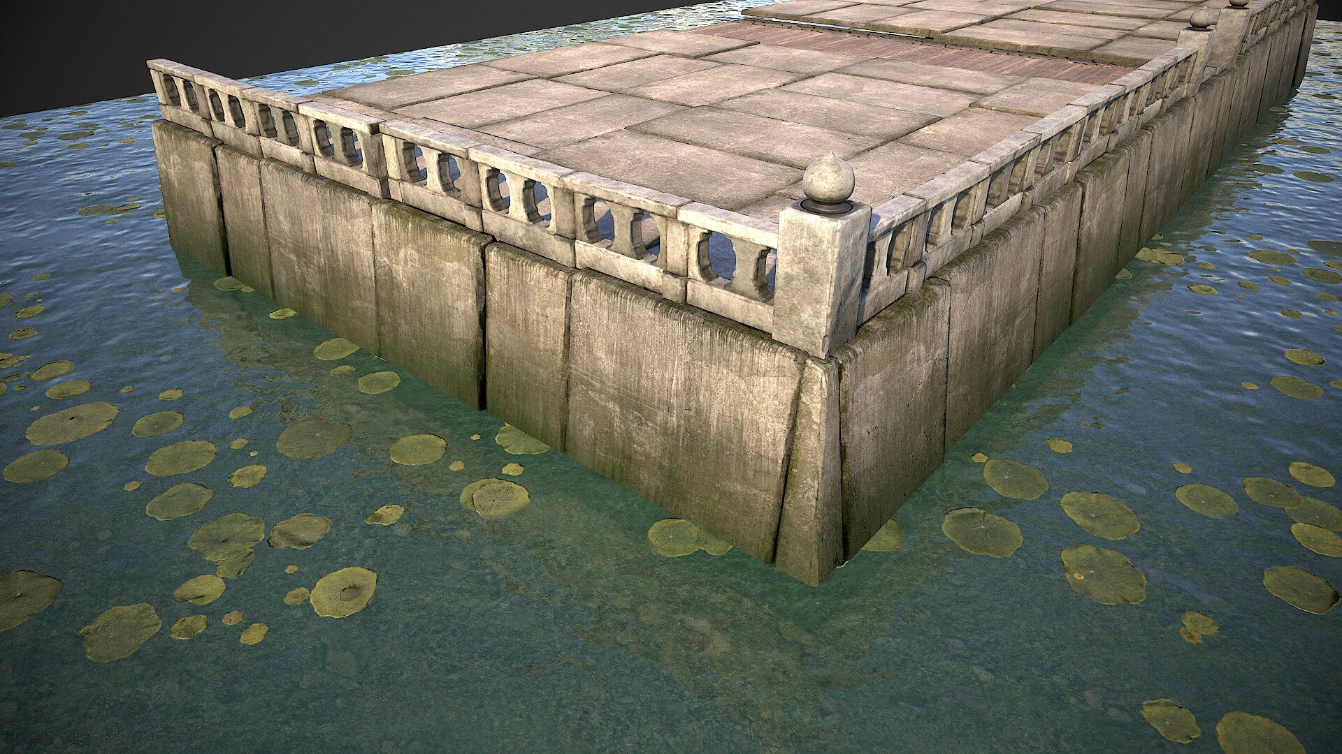 Modular Embankment - 3D Model by Dereza