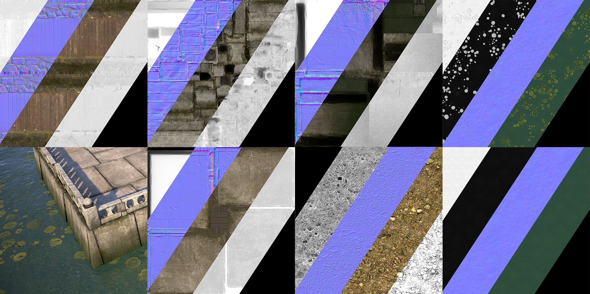 Modular Embankment - 3D Model by Dereza