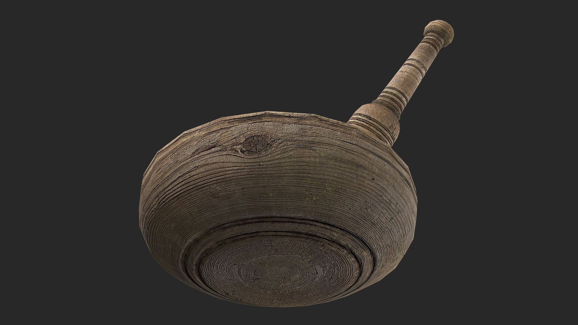 Mortar and Pestle Medieval Set - 3D Model by Dereza