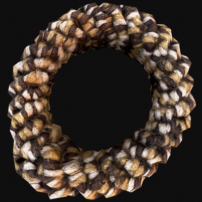 Pet Dog Chewing Toy Chew Rope - 3D Model by Dereza