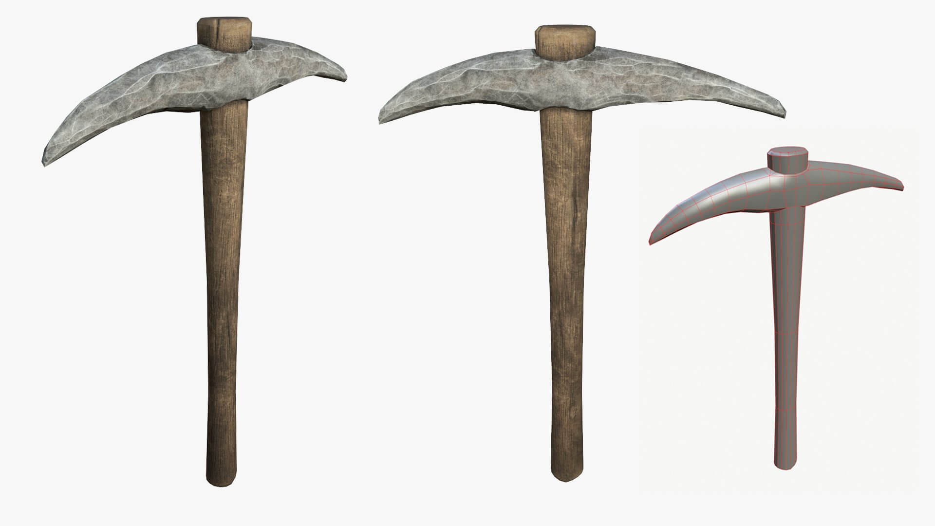Pickaxe Survival Pack - 3D Model by Dereza