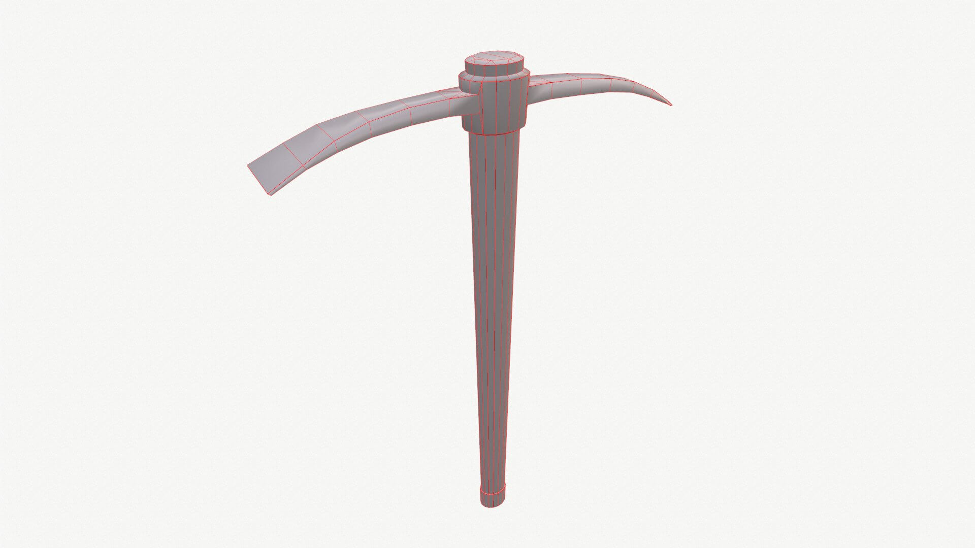 Pickaxe - 3D Model by Dereza