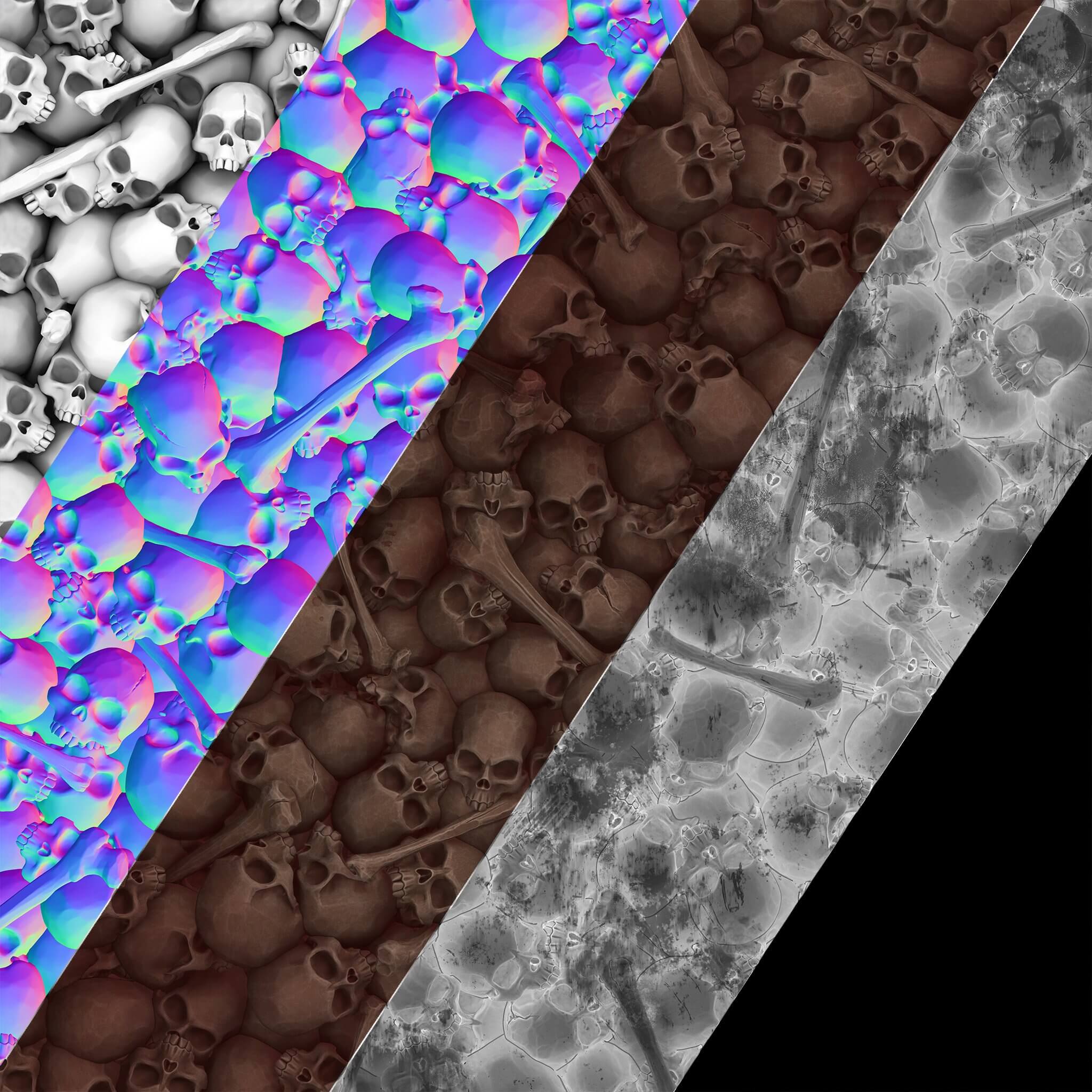 Pile of Bloody Bones Texture by Dereza