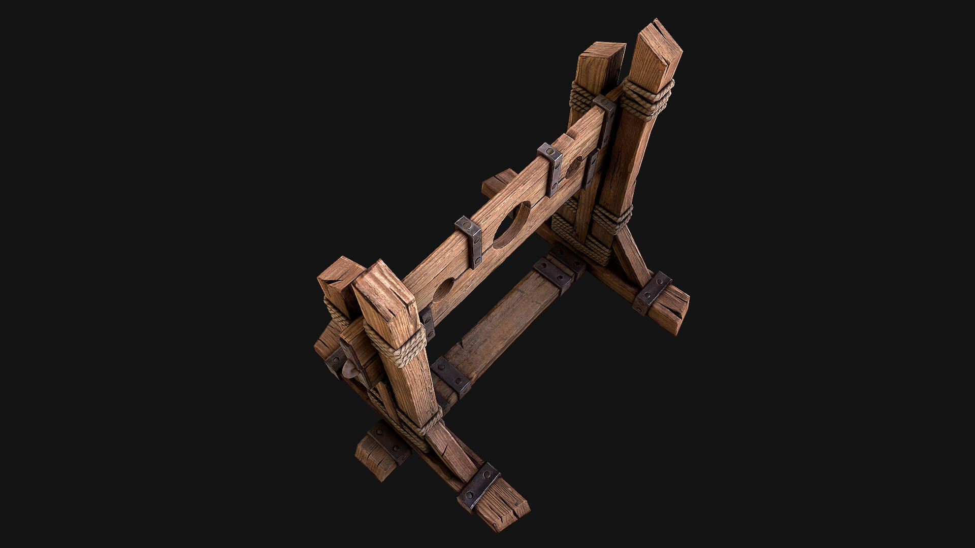 Pillory - 3D Model by Dereza