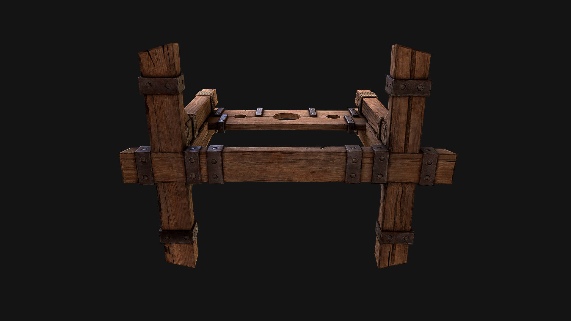 Pillory - 3D Model by Dereza