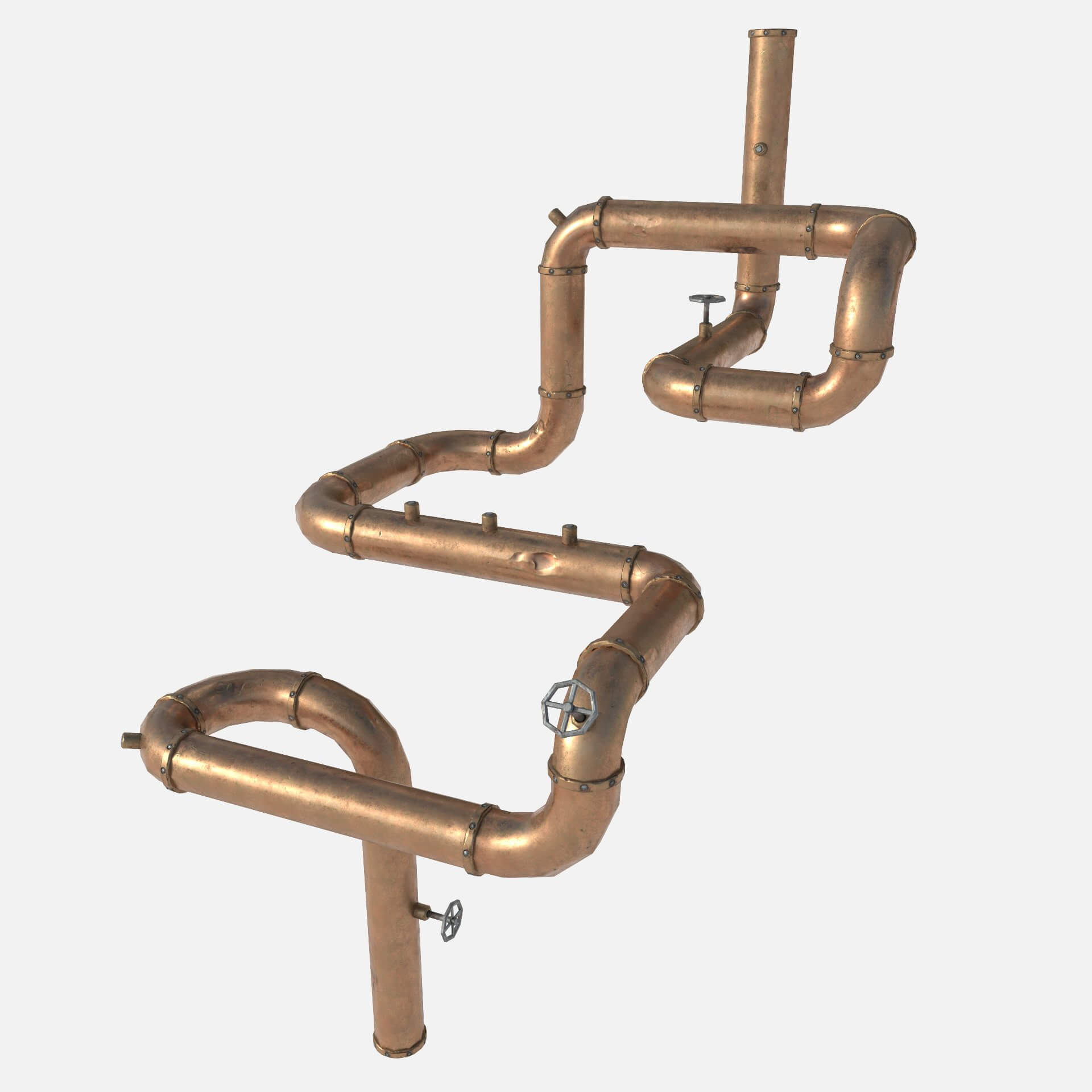 Steampunk Pipes Design
