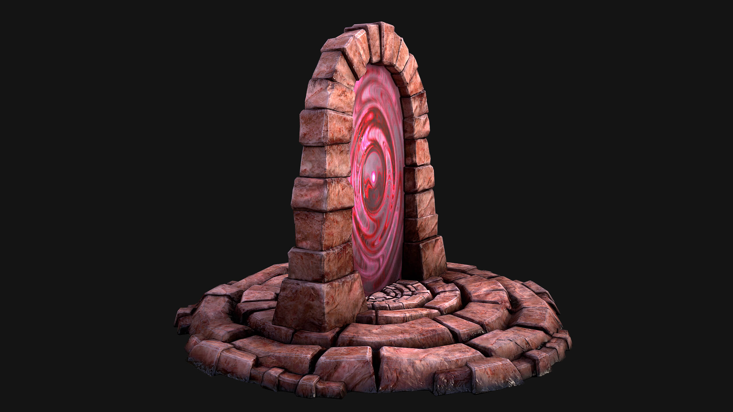 Portal Teleport To Hell Horrible Infernofor Unreal and Unity - 3D Model ...