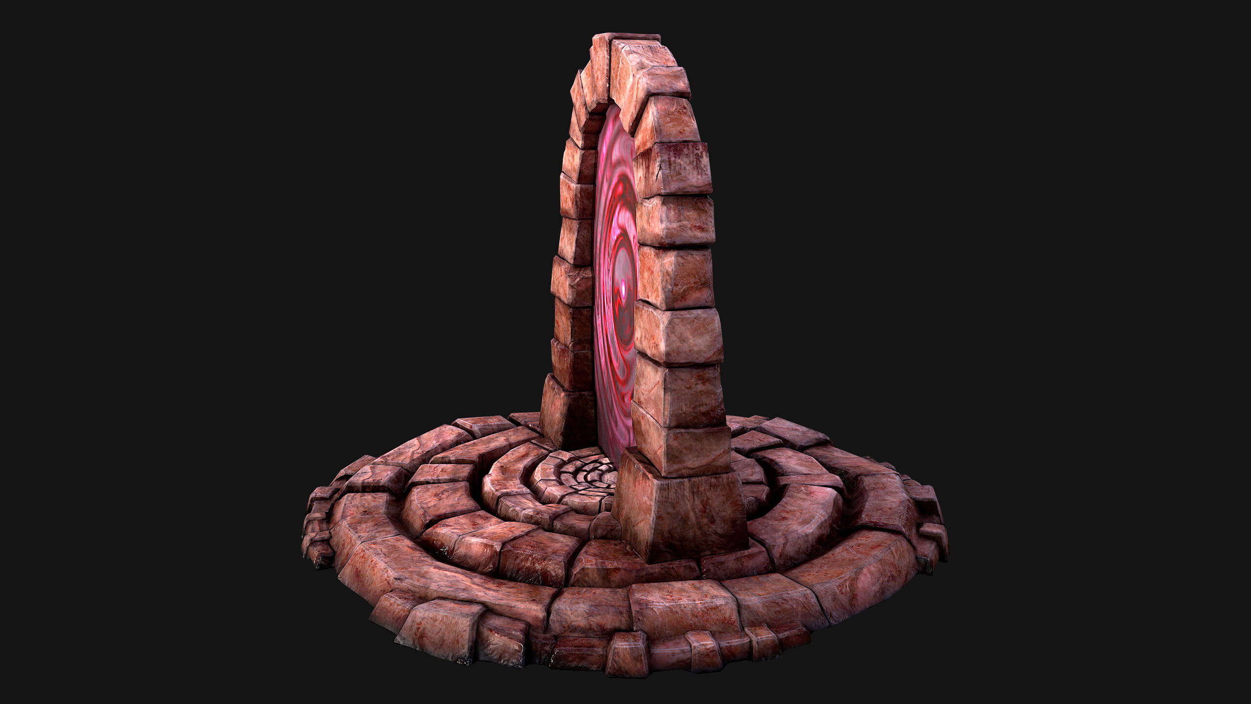 Portal Teleport To Hell Horrible Infernofor Unreal and Unity - 3D Model ...