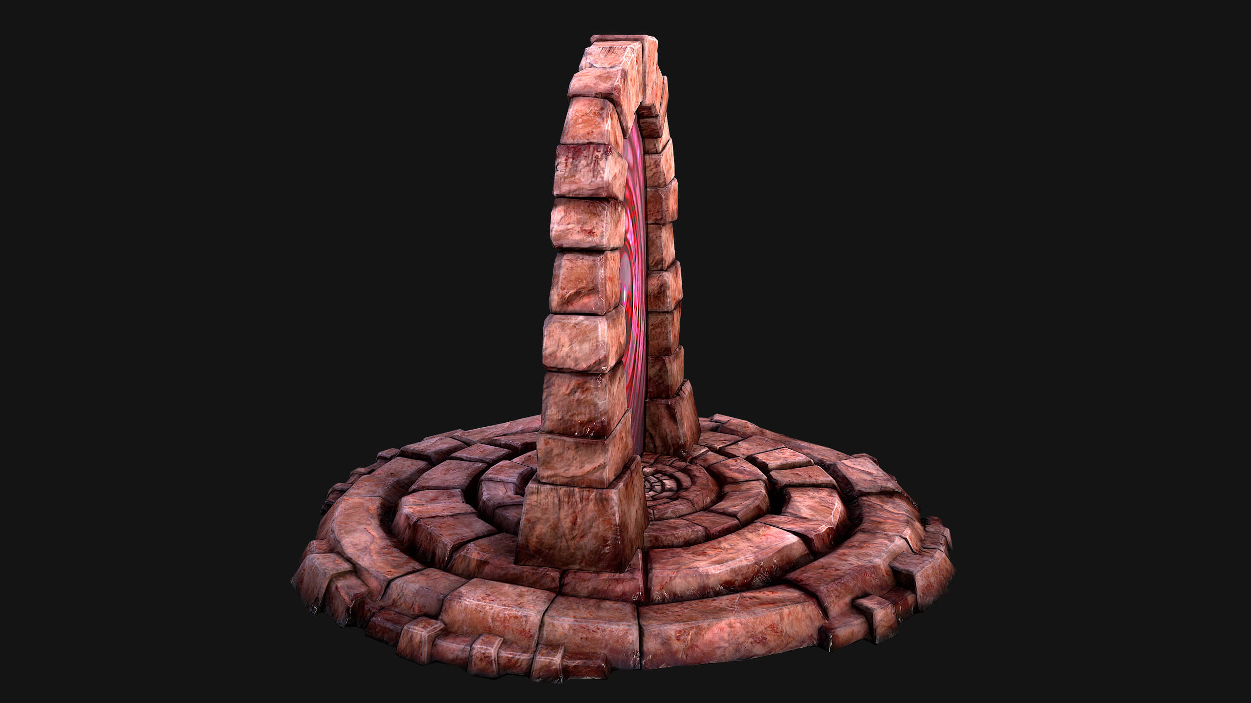 Portal Teleport To Hell Horrible Infernofor Unreal and Unity - 3D Model ...