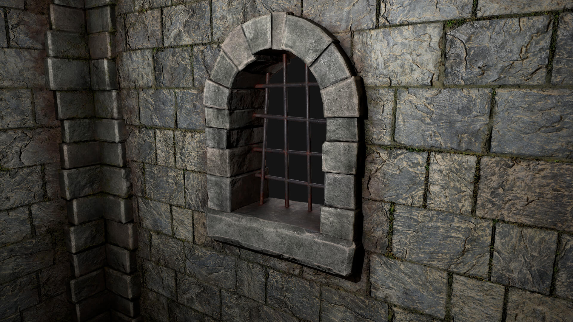 Medieval Prison Cell - 3D Model by Dereza