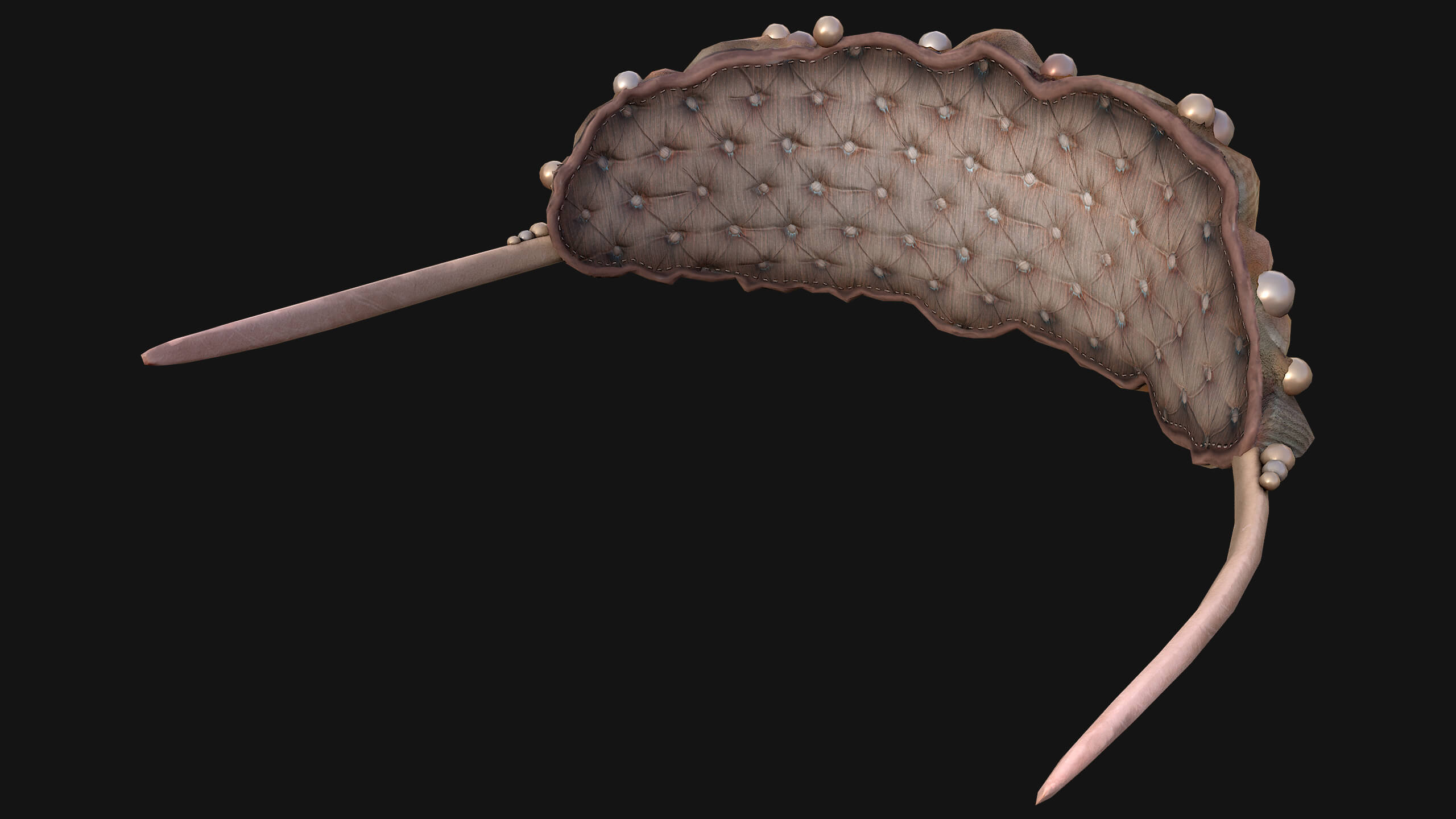 Queen Crown Princess Tiara Set - 3D Model by Dereza