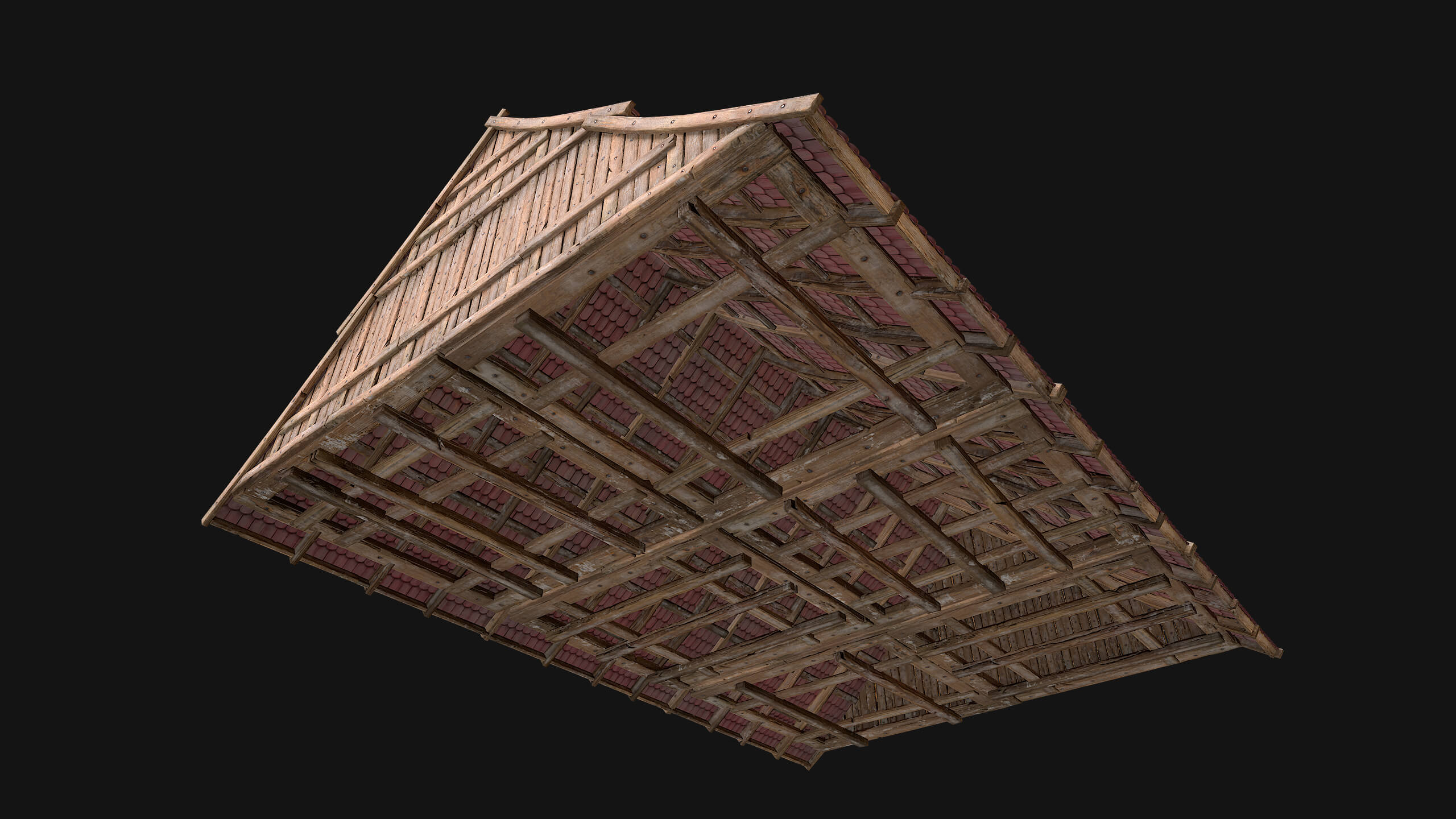 Medieval Tile Roof Constructor - 3D Model by Dereza