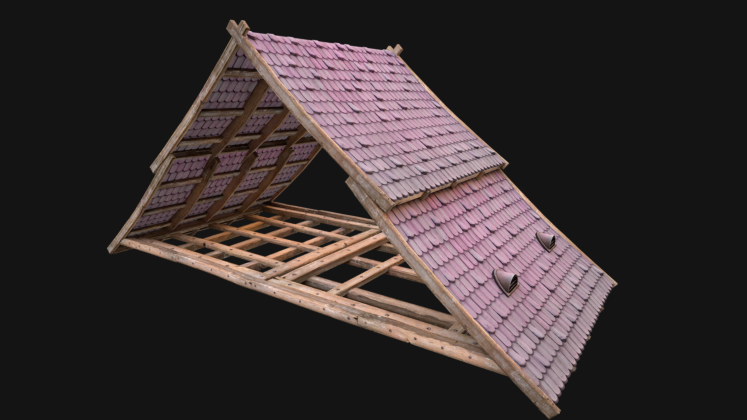 Medieval Tile Roof Constructor - 3D Model by Dereza