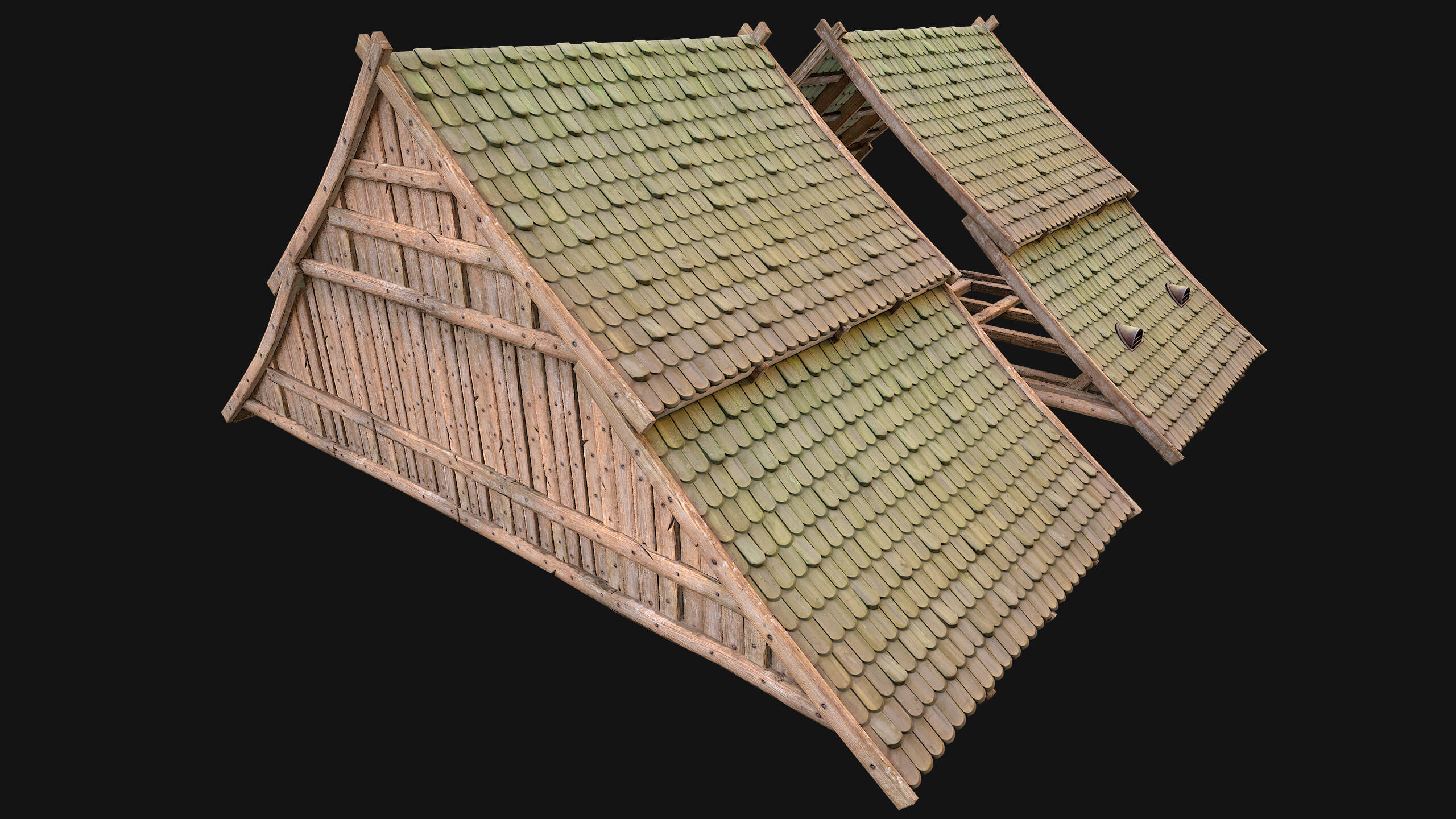 Medieval Tile Roof Constructor - 3D Model by Dereza