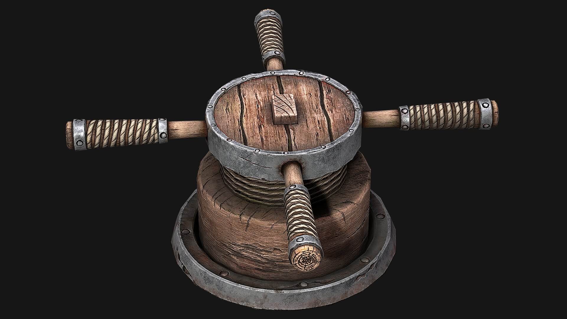 Rotating Mechanism - 3D Model by Dereza