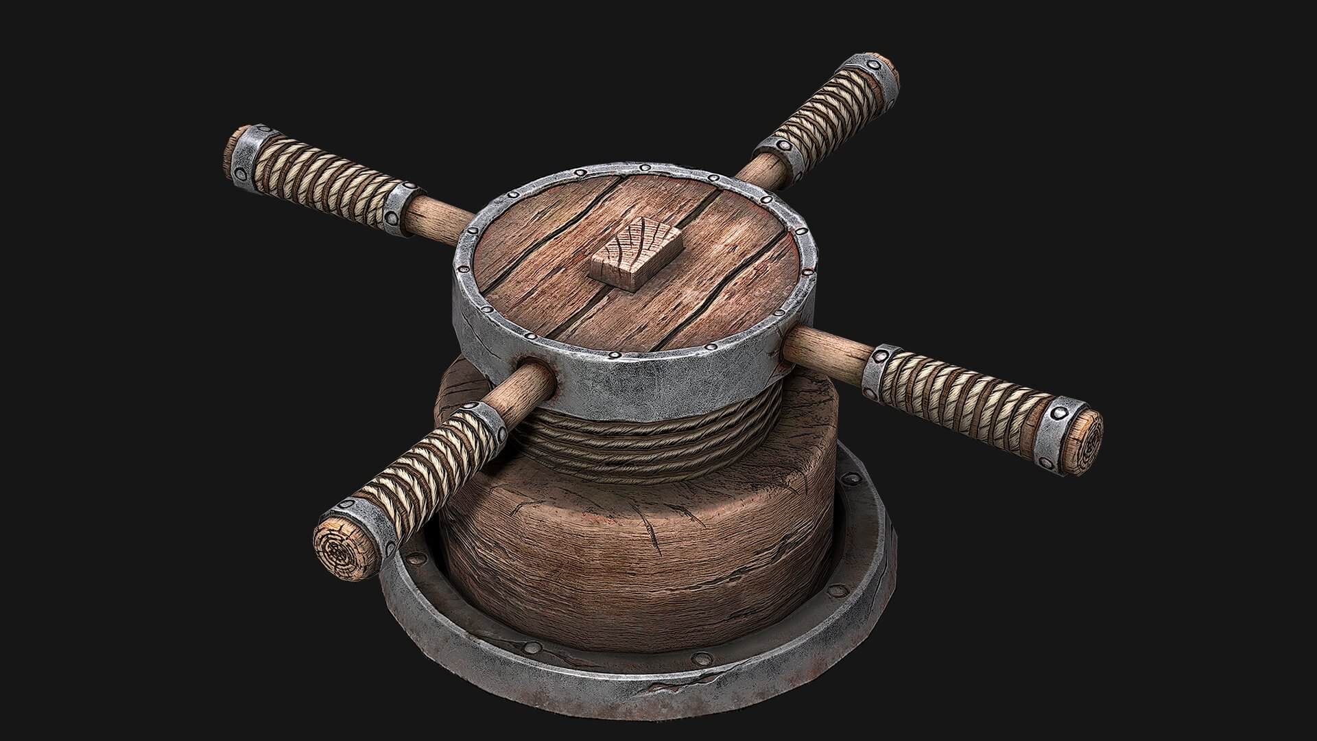 Rotating Mechanism - 3D Model by Dereza