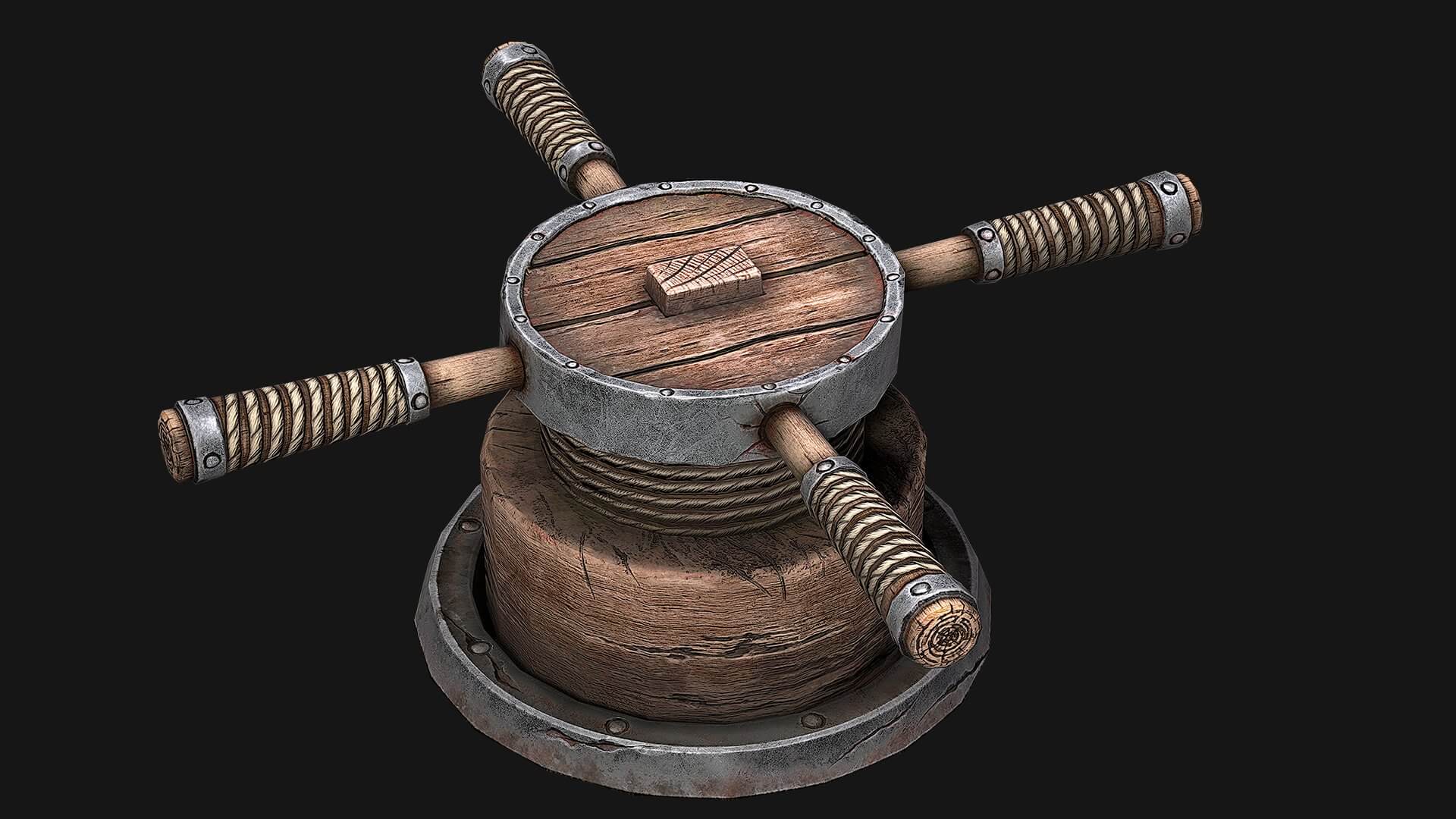 Rotating Mechanism - 3D Model by Dereza