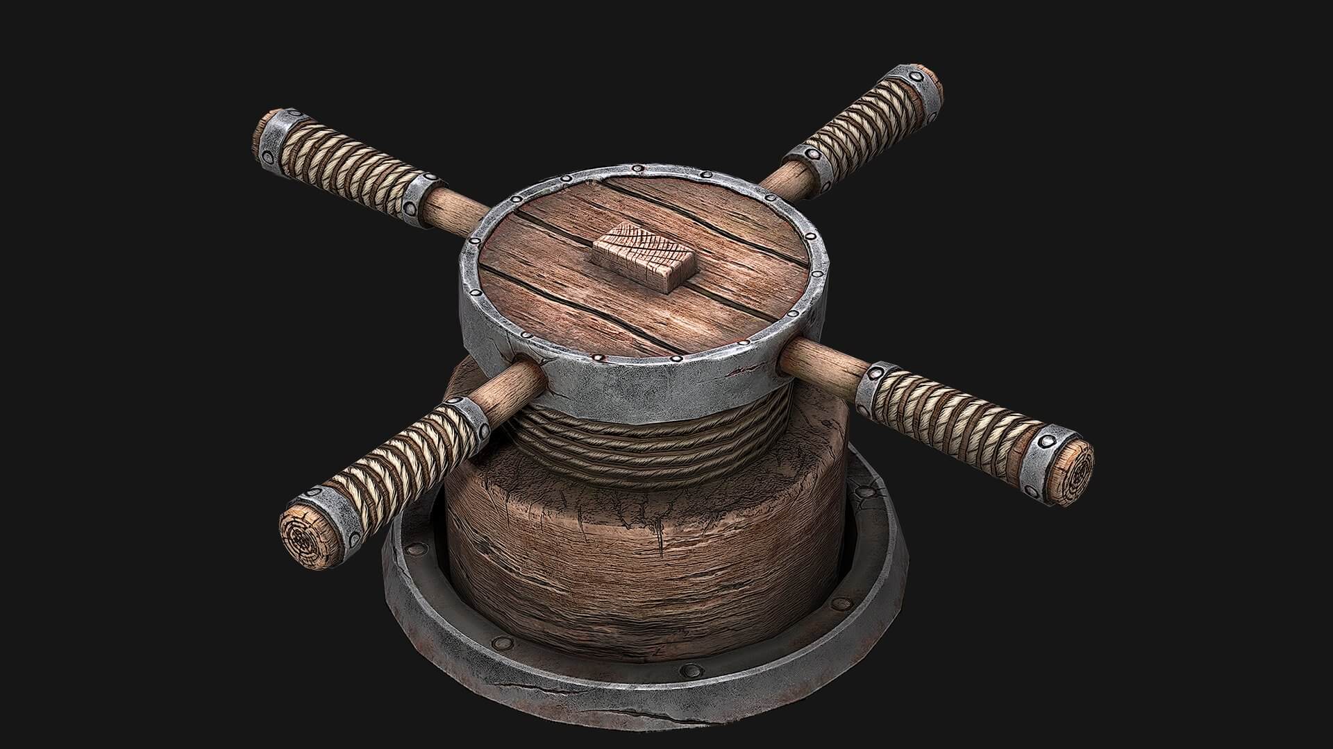 Rotating Mechanism - 3D Model by Dereza