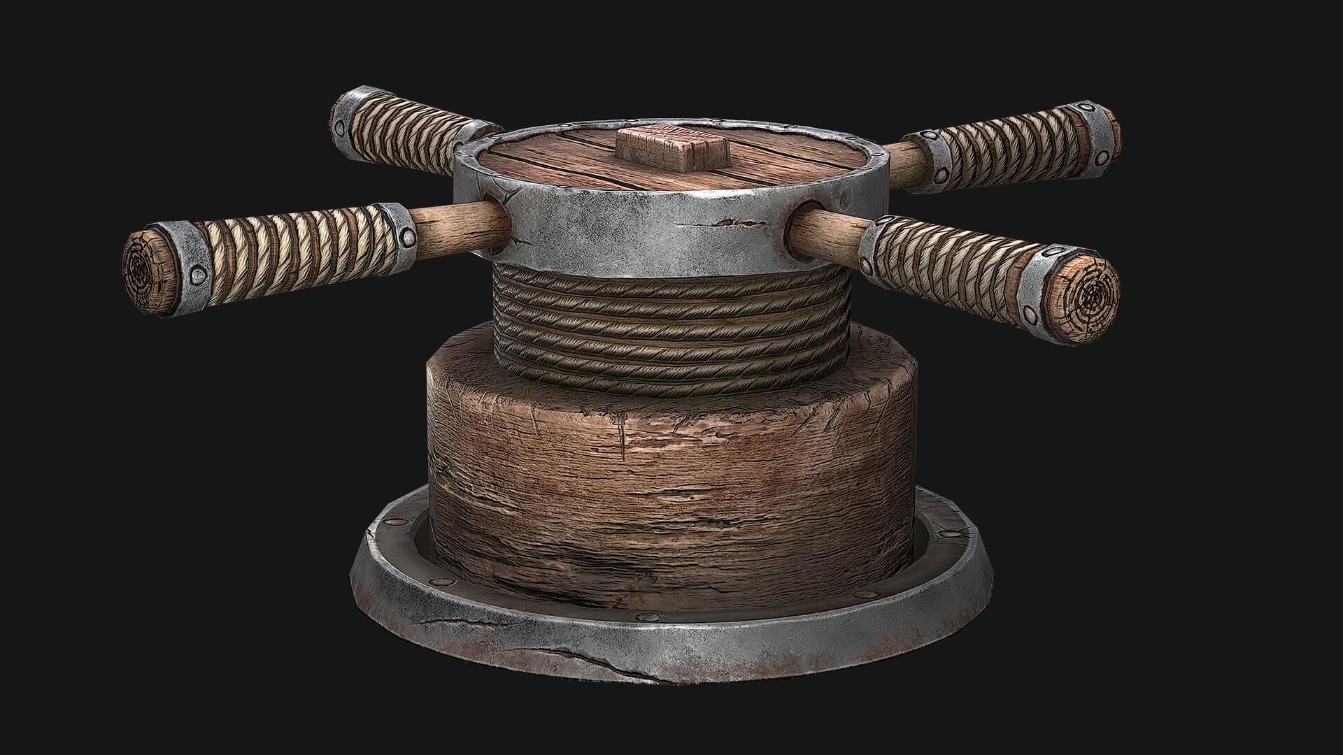 Rotating Mechanism - 3D Model by Dereza