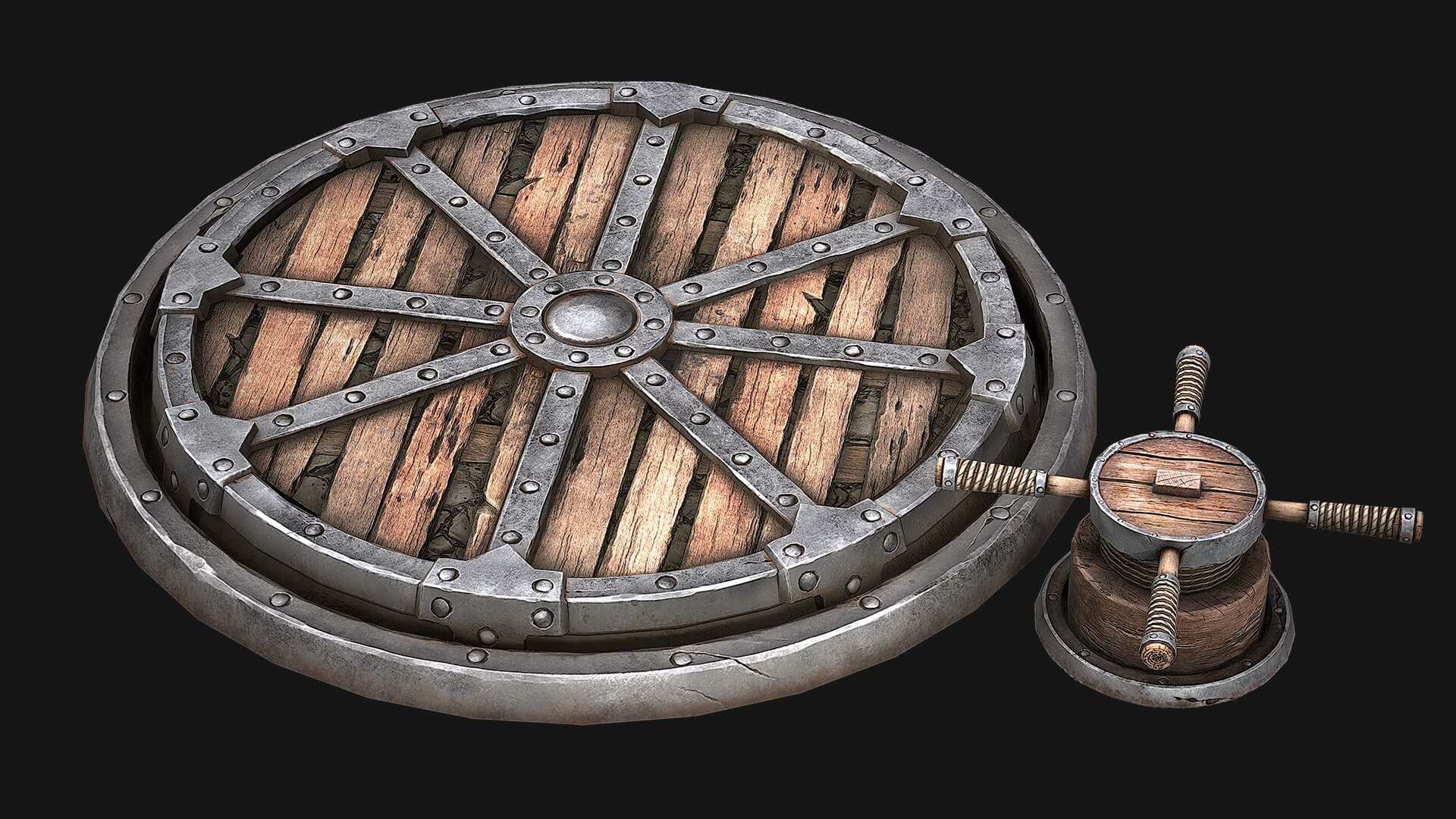 Rotating Platform - 3D Model by Dereza