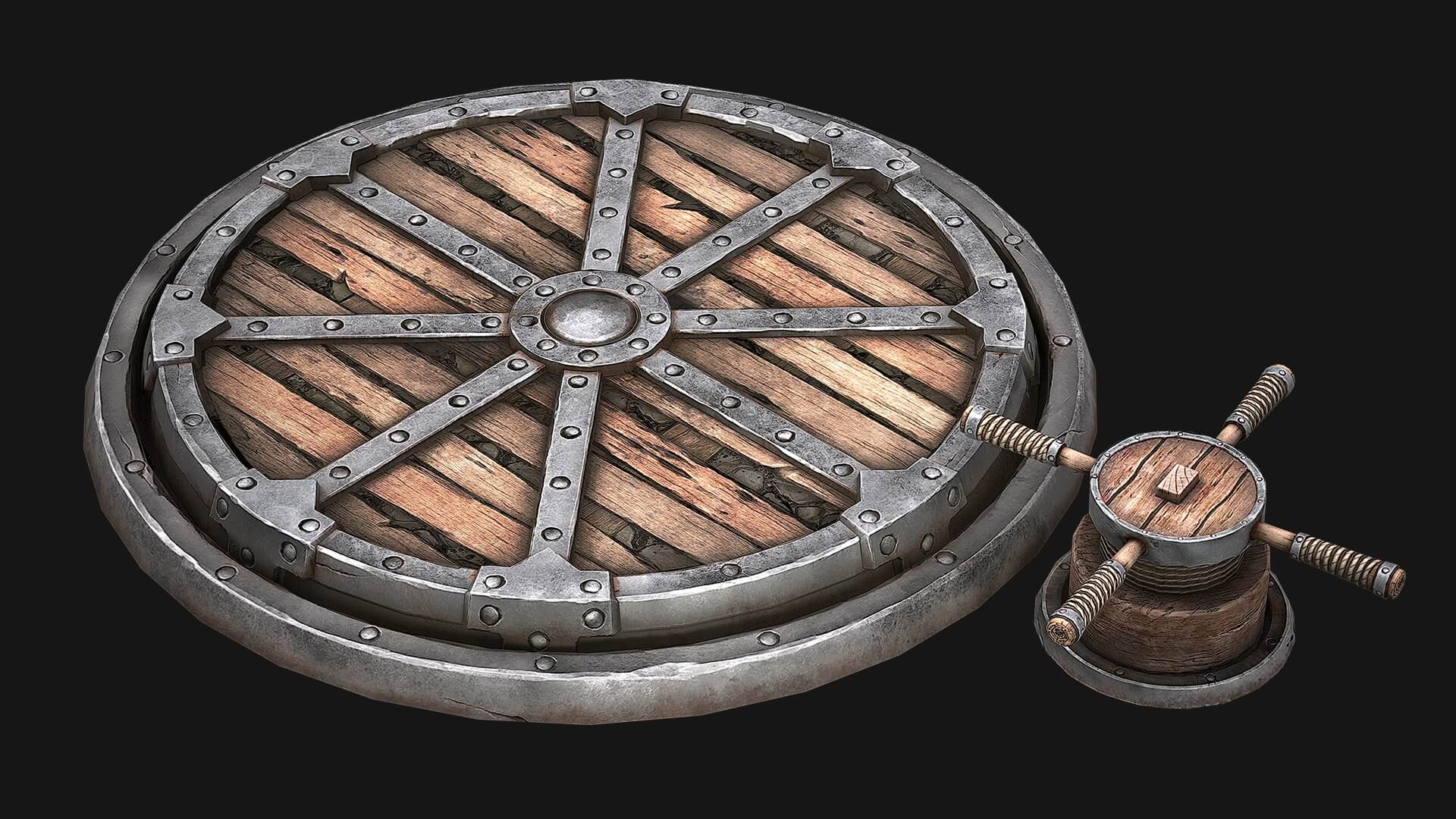 Rotating Platform - 3D Model by Dereza