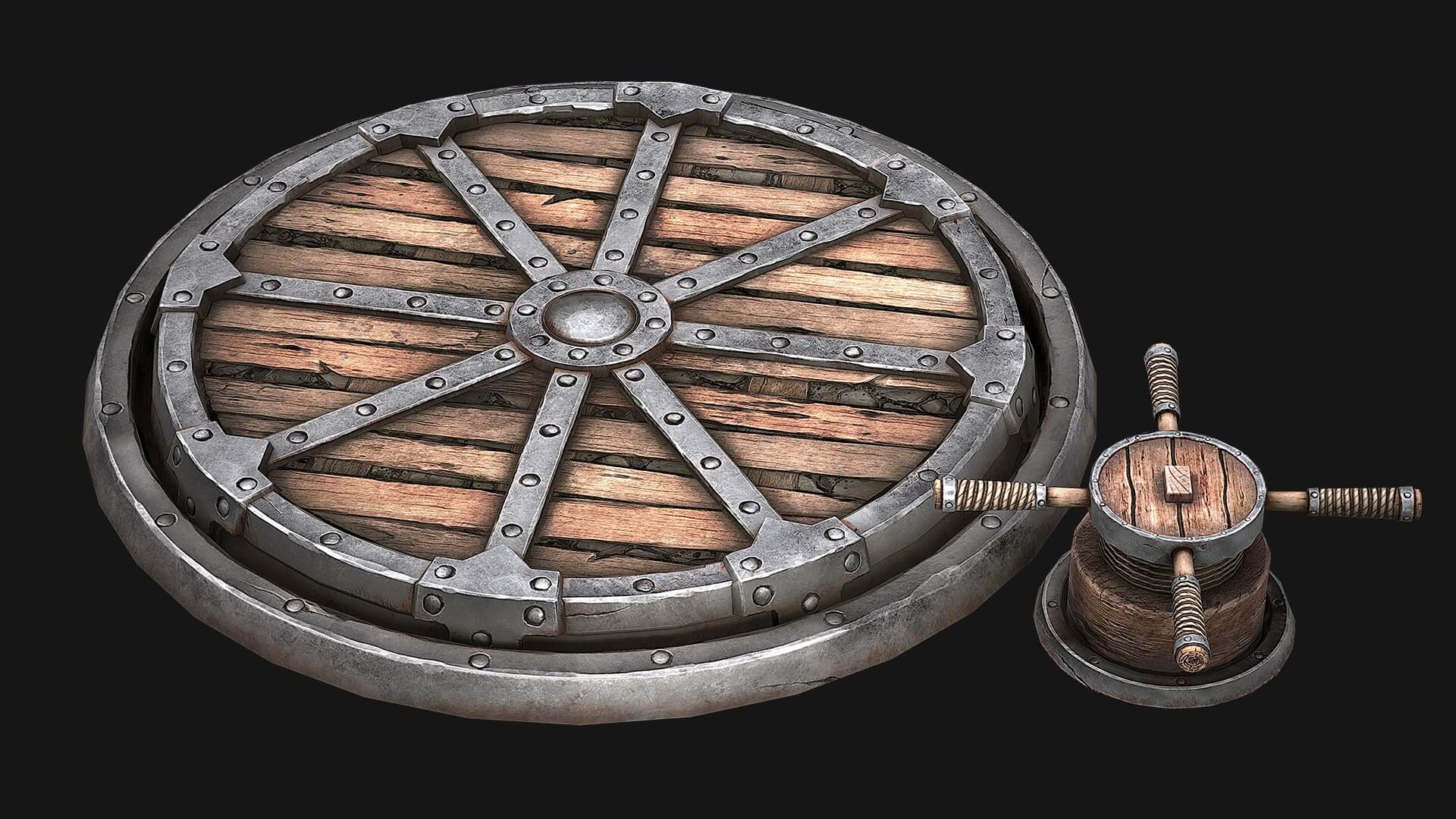 Rotating Platform - 3D Model by Dereza
