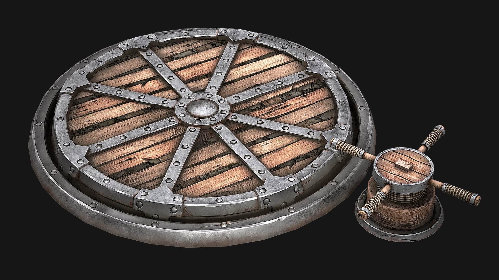 Rotating Platform - 3D Model by Dereza
