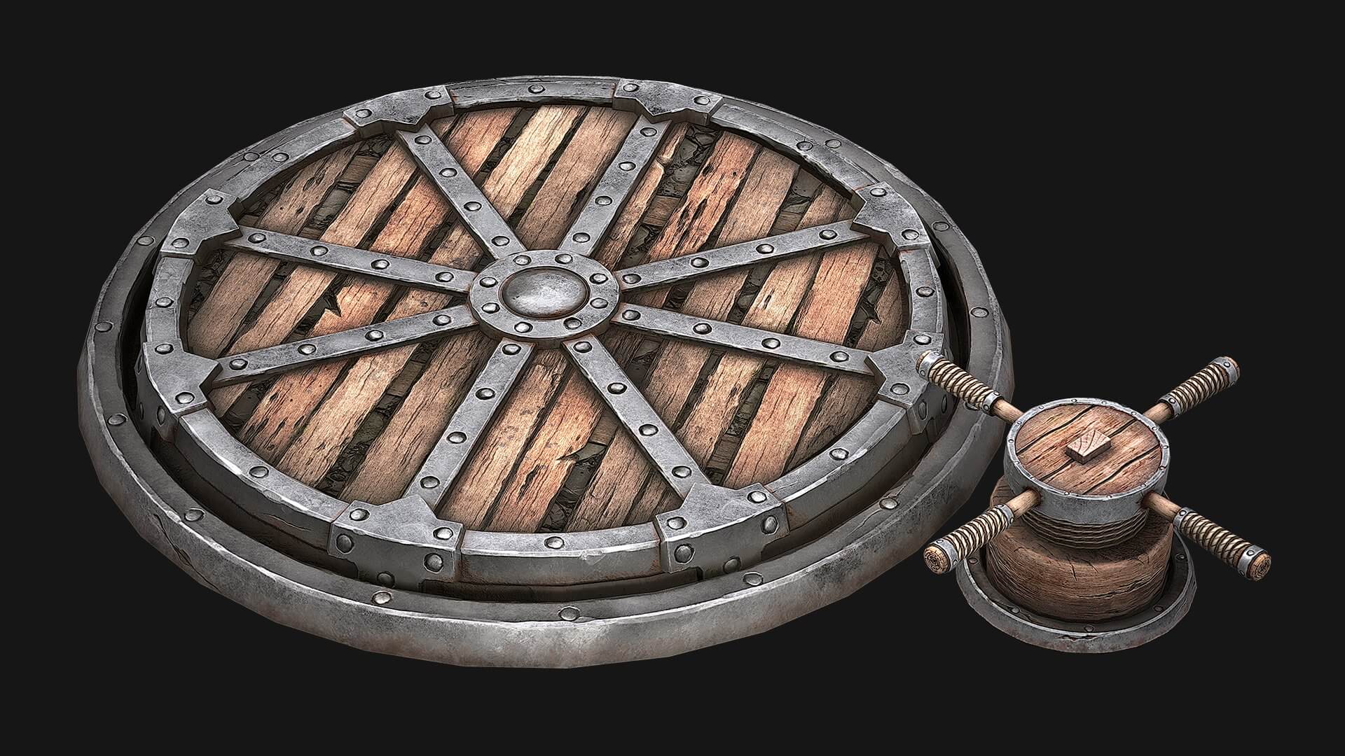 Rotating Platform - 3D Model by Dereza