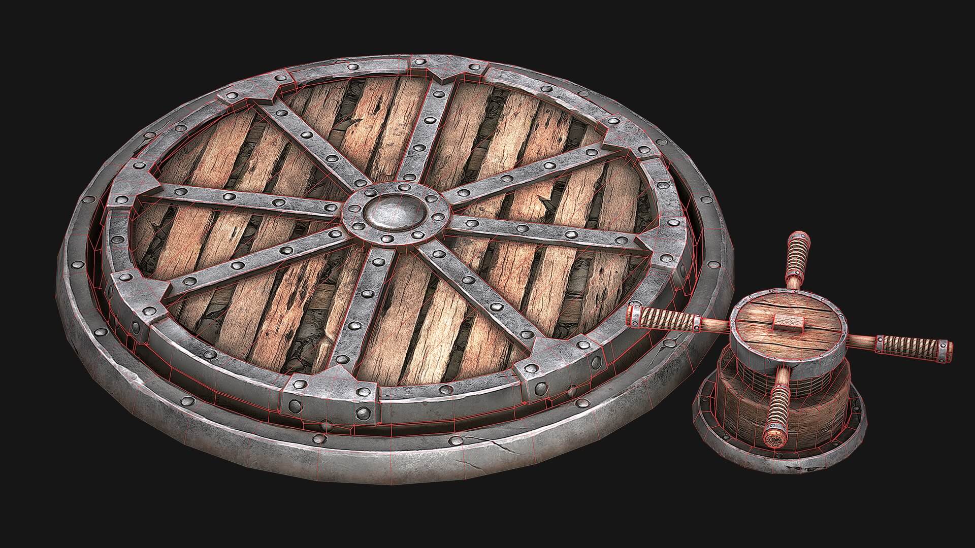 Rotating Platform - 3D Model by Dereza