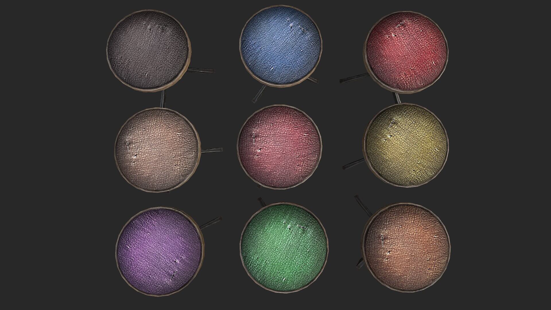 Rotating Stool - 3D Model by Dereza