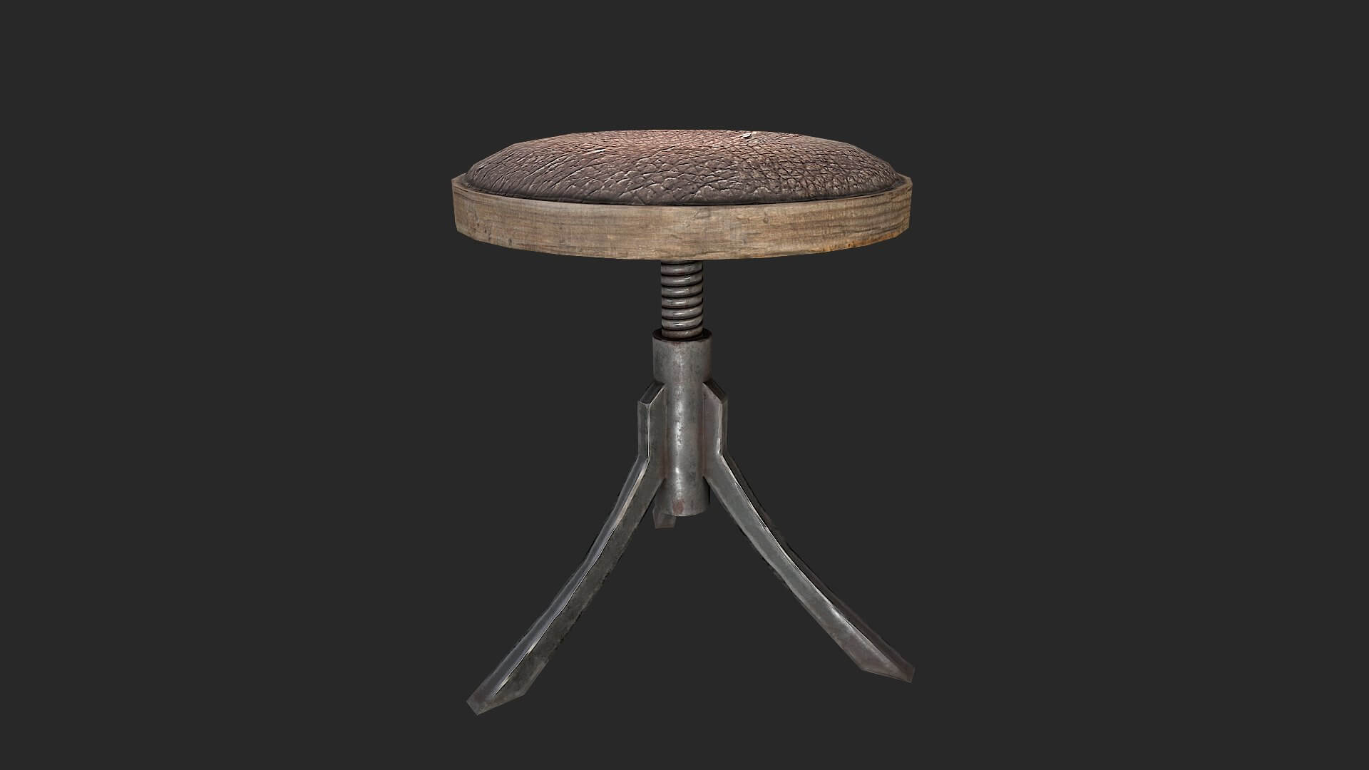 Rotating Stool - 3D Model by Dereza