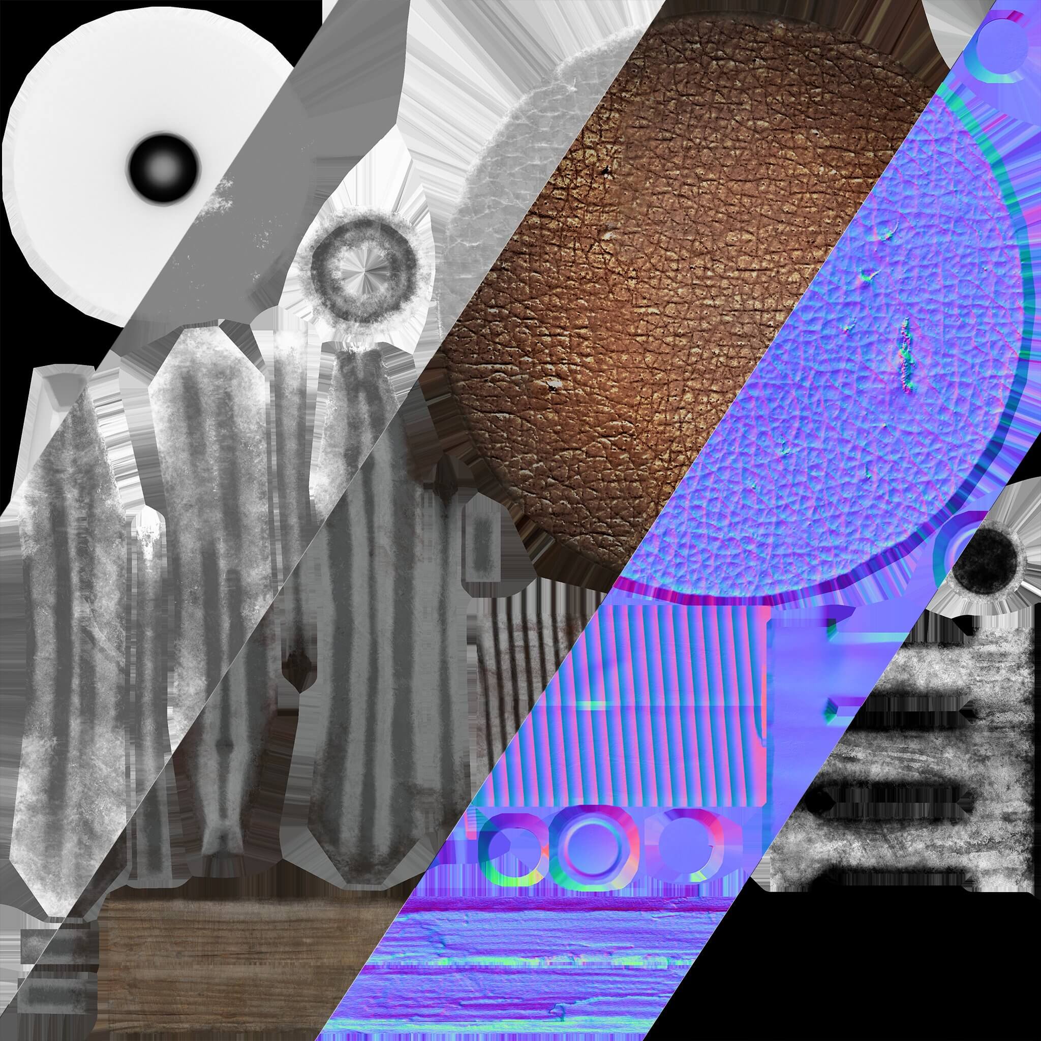 Rotating Stool - 3D Model by Dereza