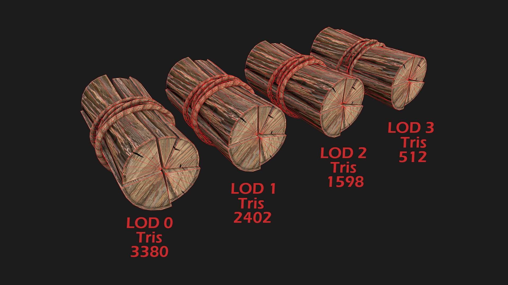 Sawmill and Lumberjack Set - 3D Model by Dereza