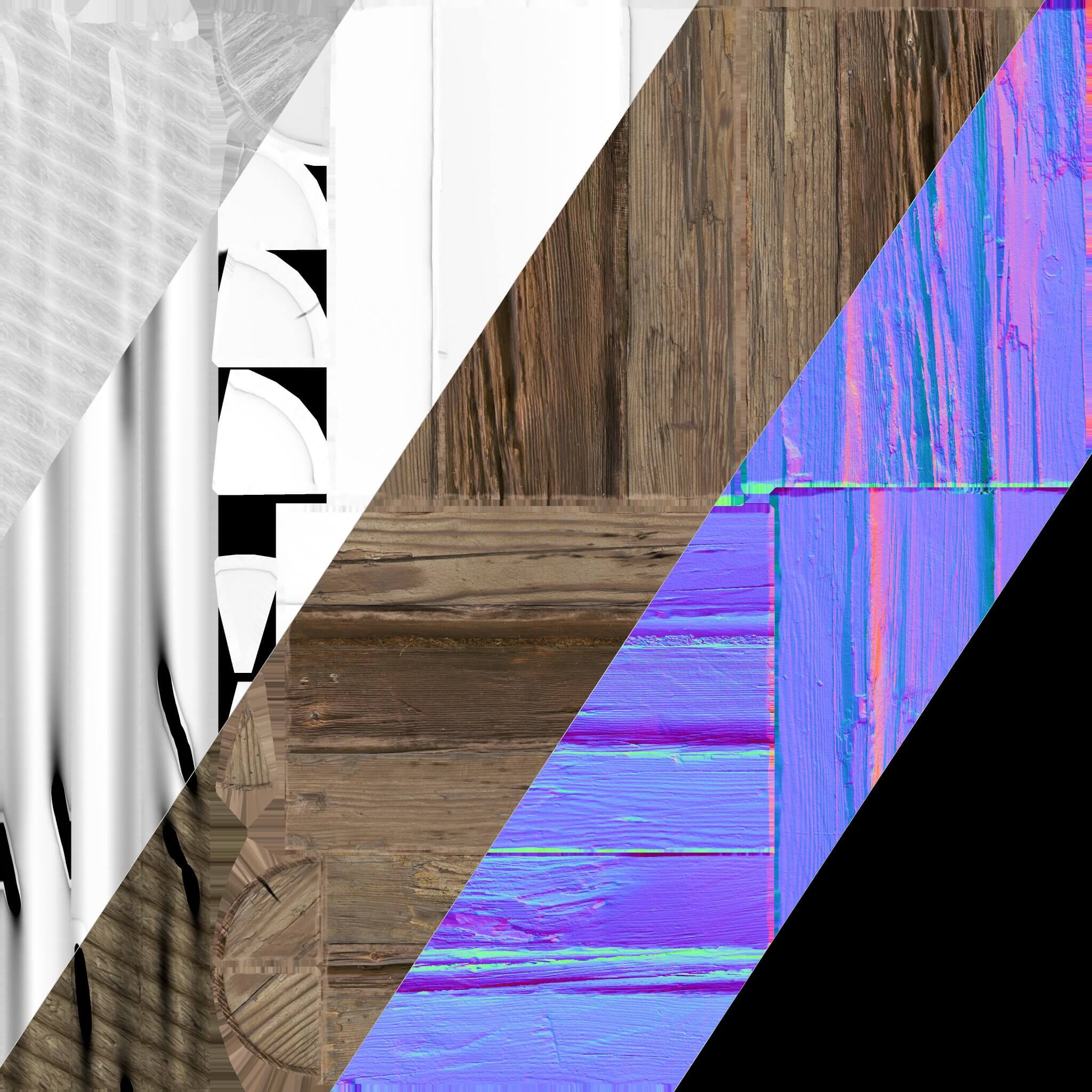 Sawmill and Lumberjack Set - 3D Model by Dereza