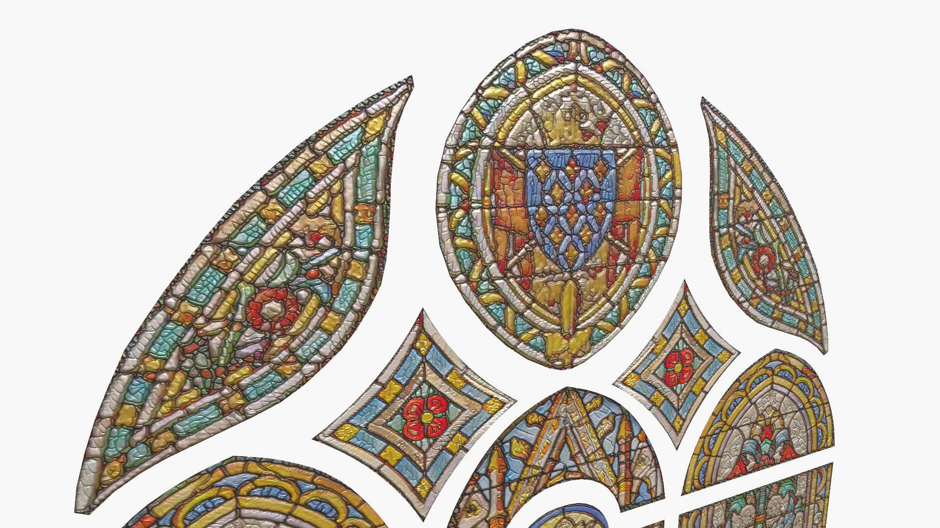 Stained Glass - 3D Model by Dereza