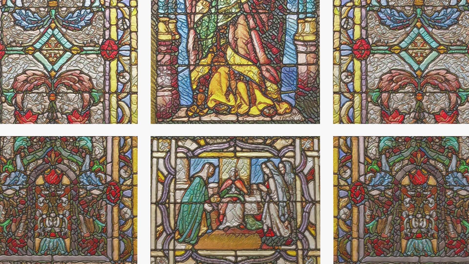 Stained Glass - 3D Model by Dereza