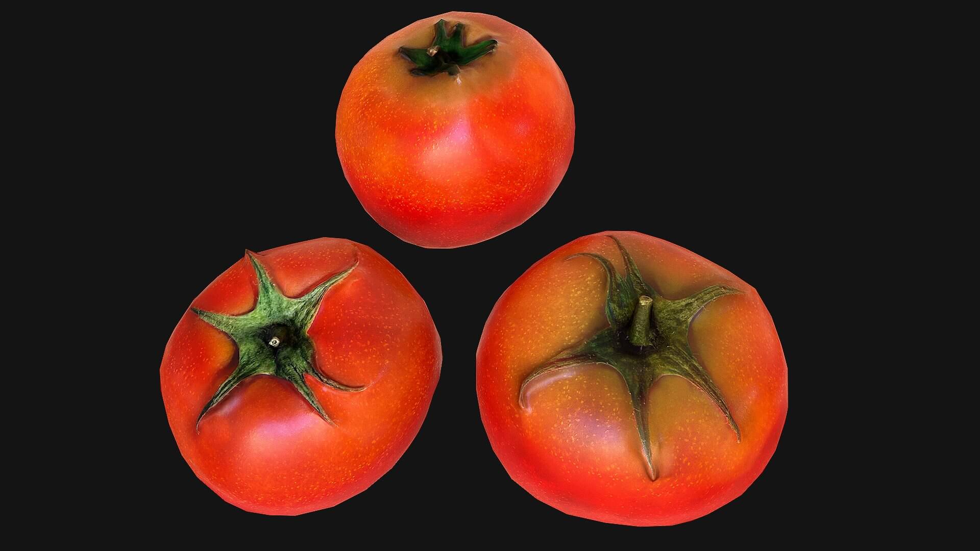 Tomatoes - 3D Model by Dereza