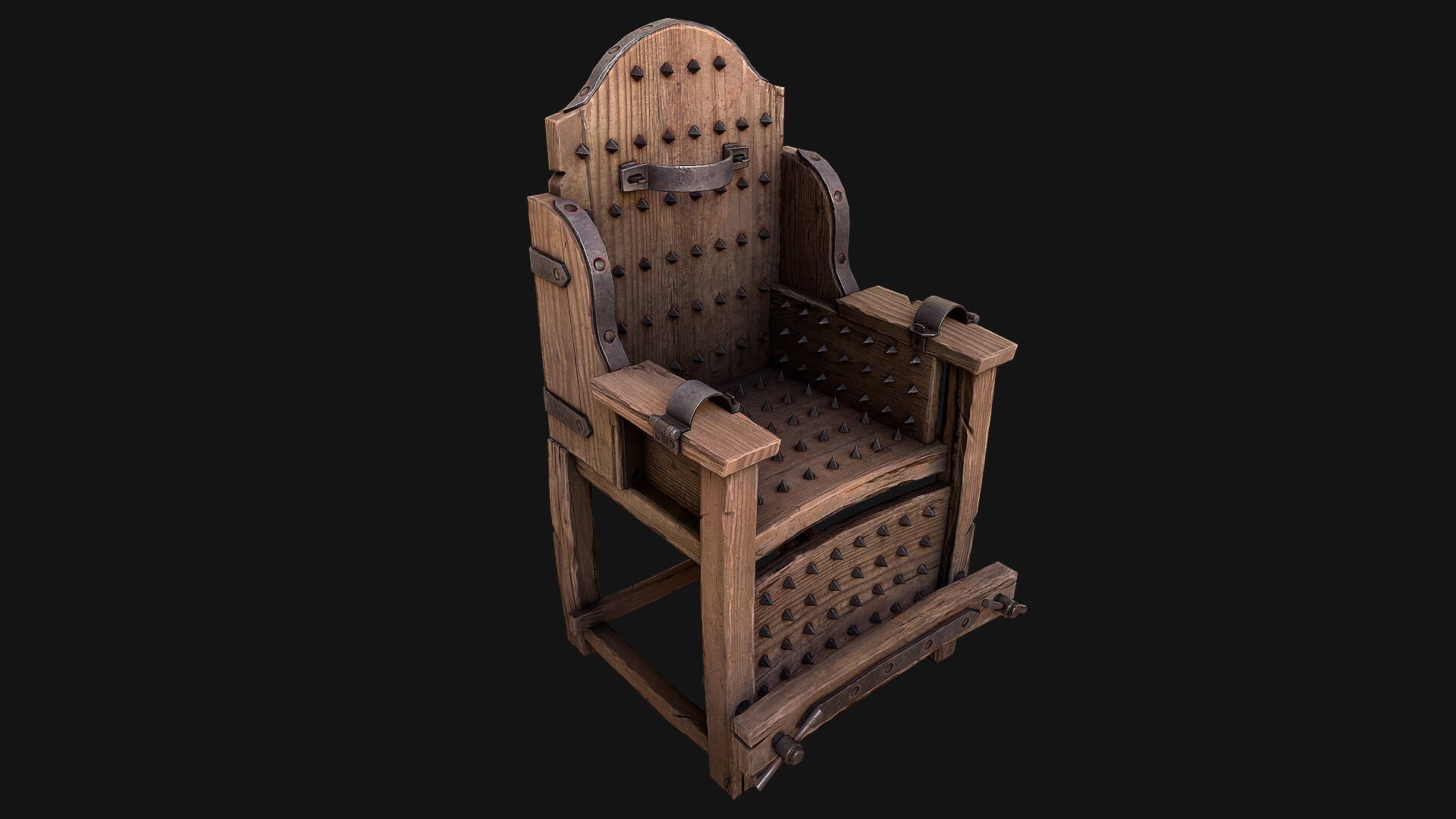 Torture Chair - 3D Model by Dereza