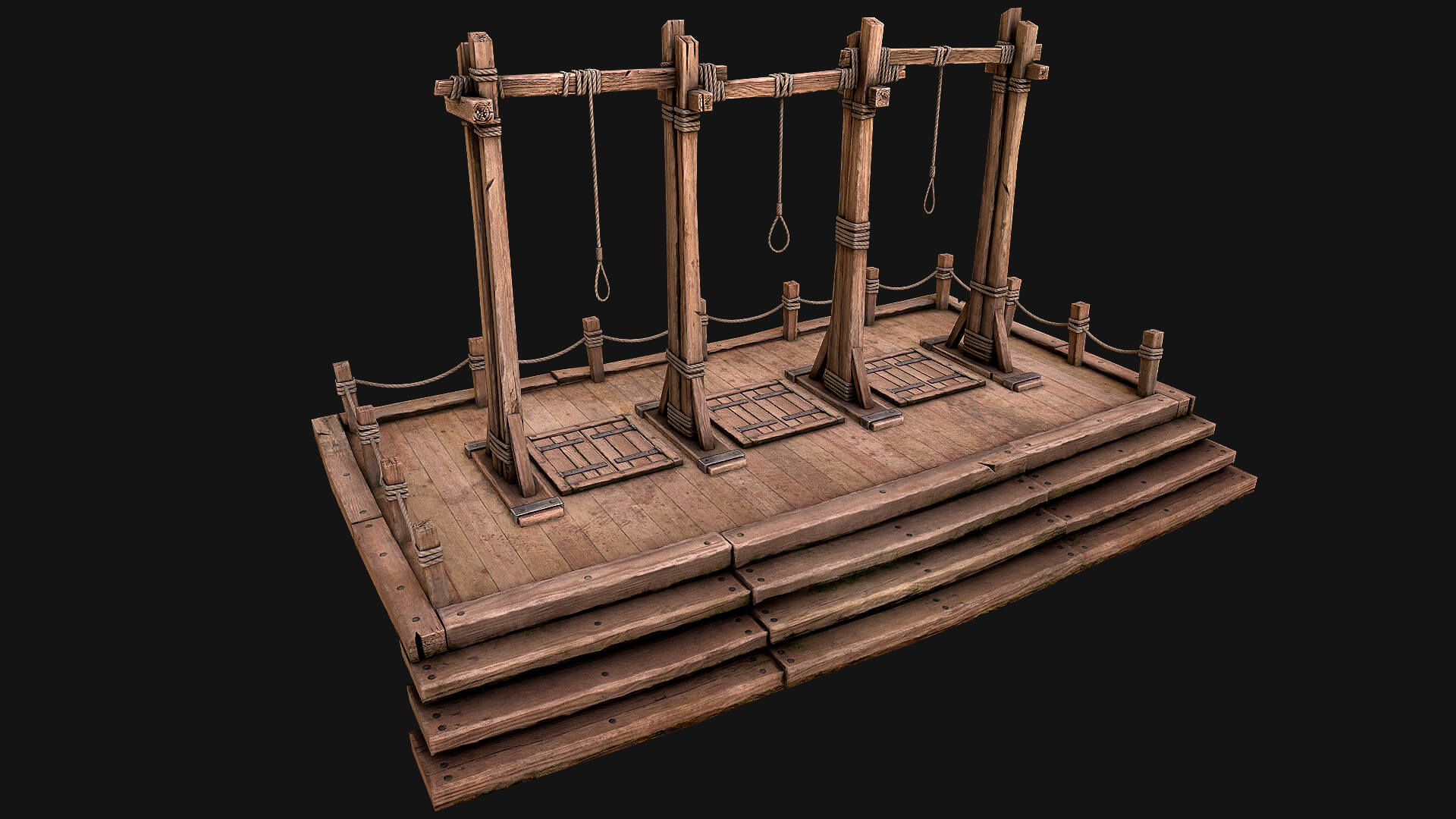 Medieval Torture Device Pack - 3D Model by Dereza