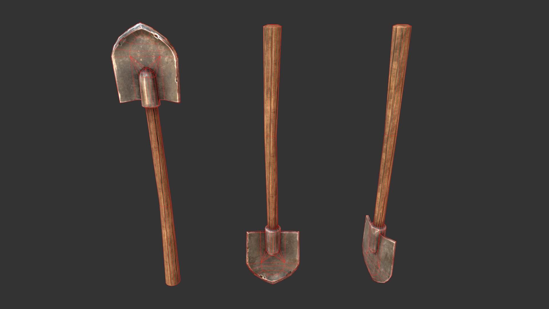 Treasure Digger Set - 3D Model by Dereza